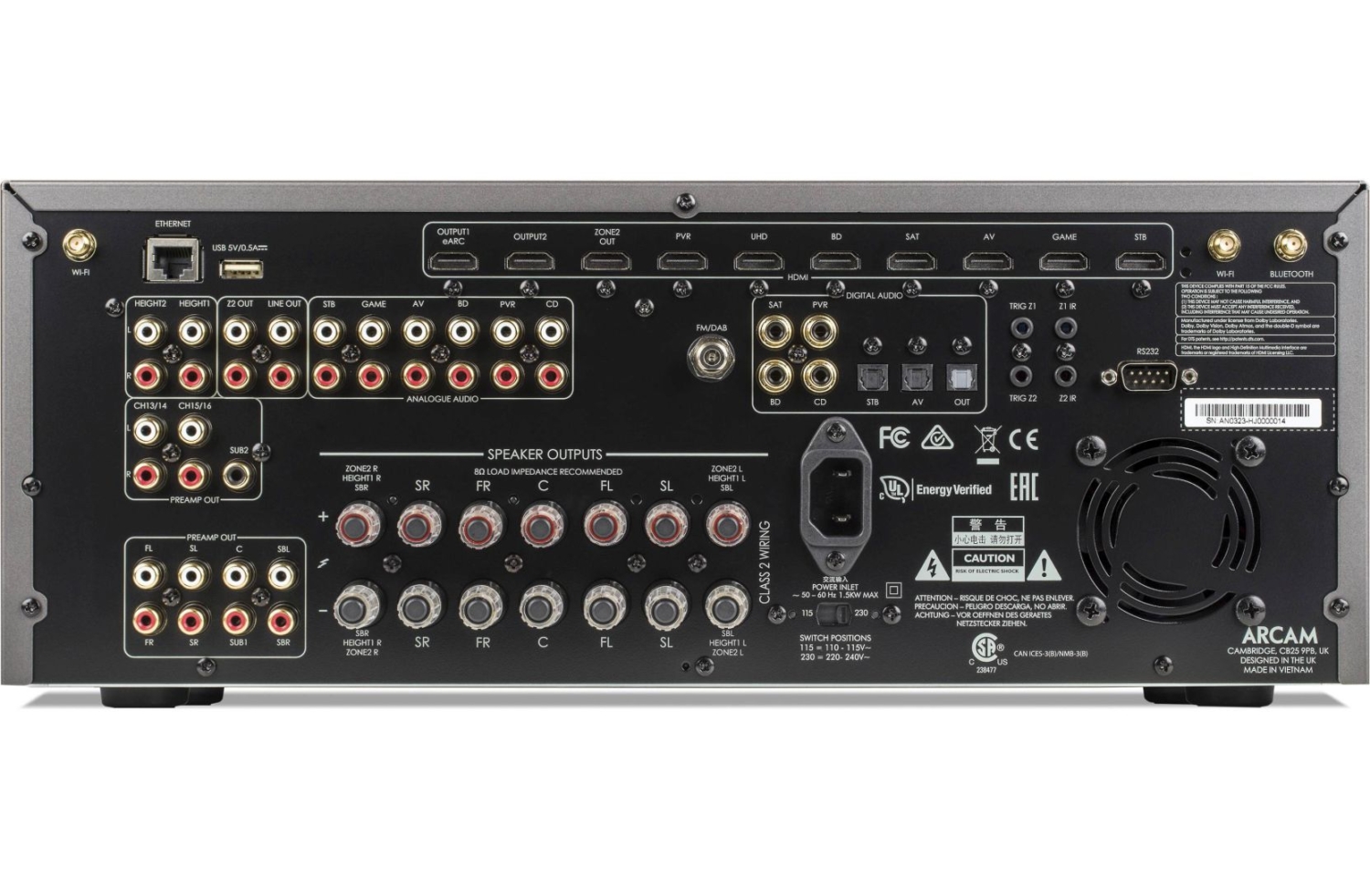 Arcam AVR21 Zwart • Botman Sound & Vision
